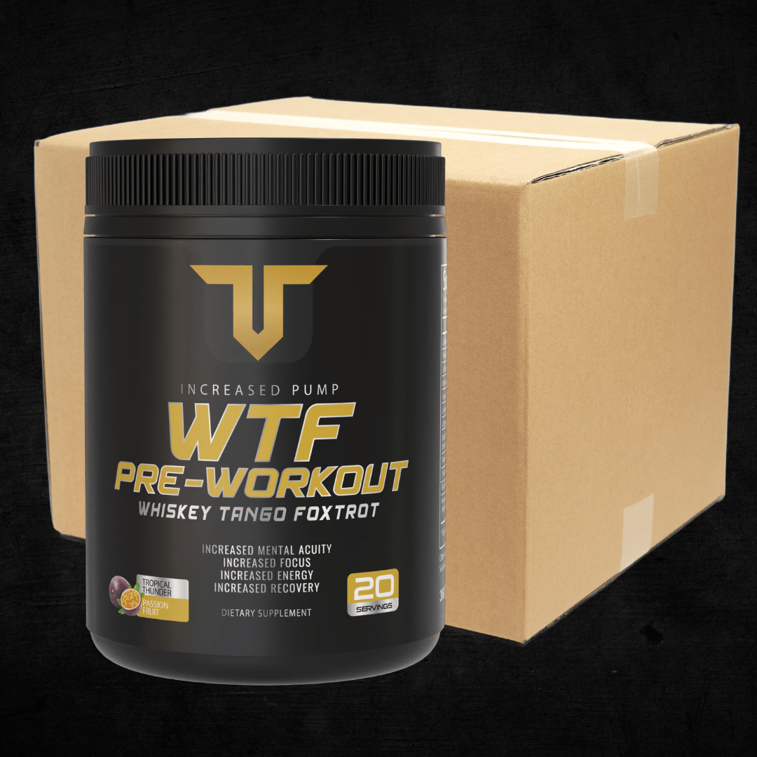 WTF Pre-Workout Wholesale Case (12 Units) – Troponin Supplements